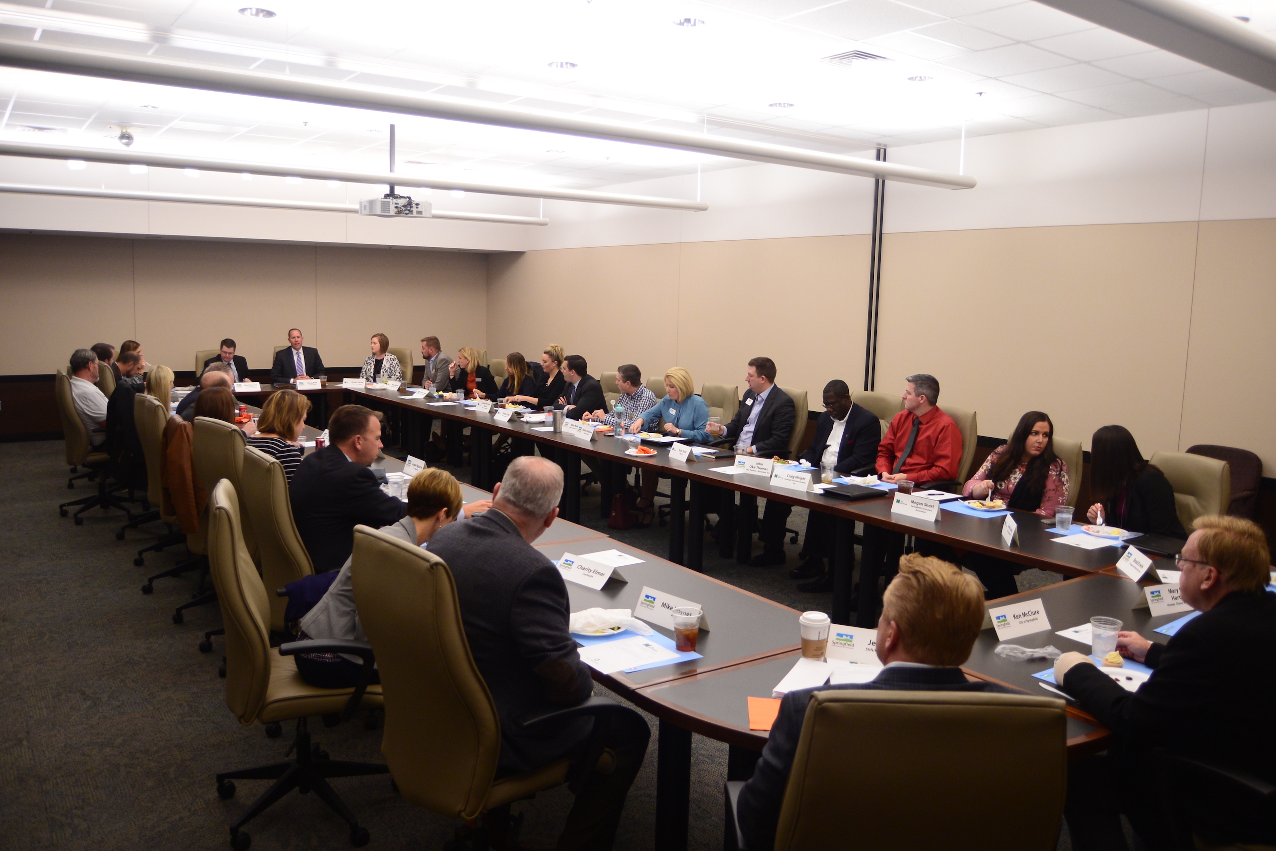 Leadership Council Members Sit Down with Chamber Board for First ...